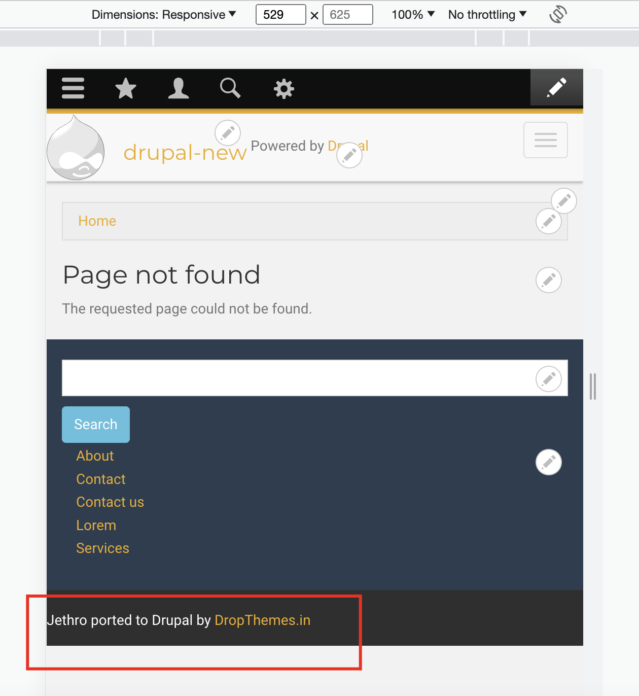 In mobile view no space is given from the left side. [#3378435] | Drupal.org